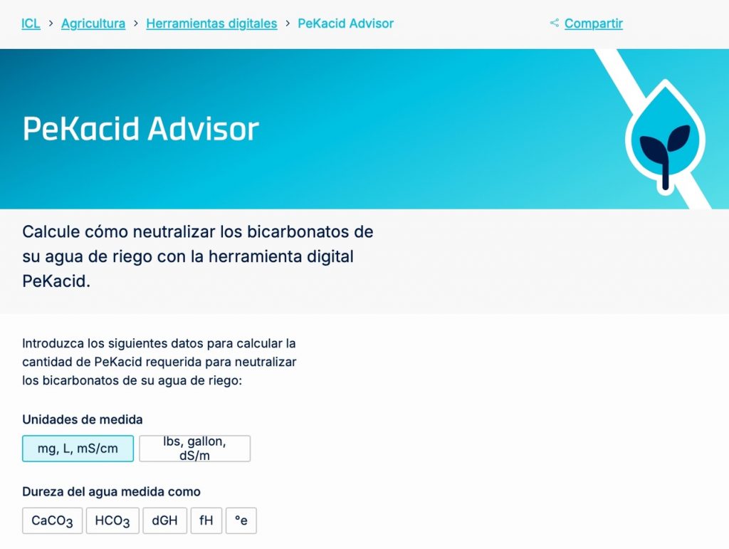 ICL presenta la nueva herramienta digital PeKacid Advisor | Revista Campo