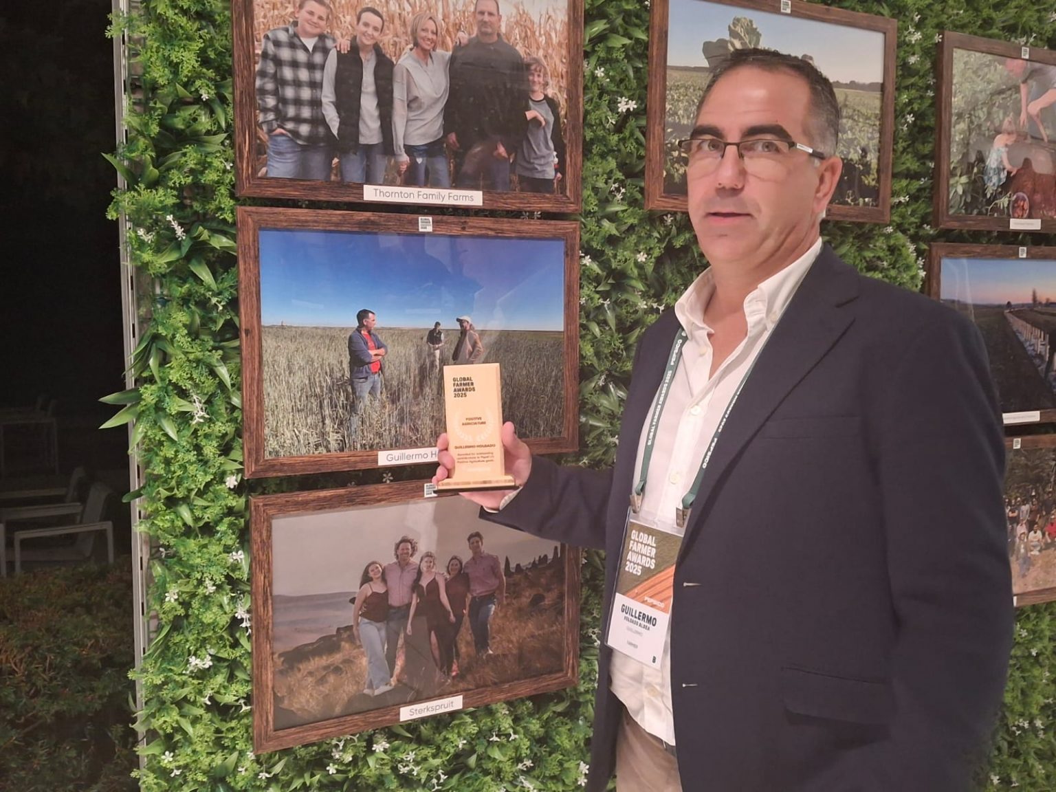 El agricultor Guillermo Holgado gana el Premio Global a la Sostenibilidad | Revista Campo